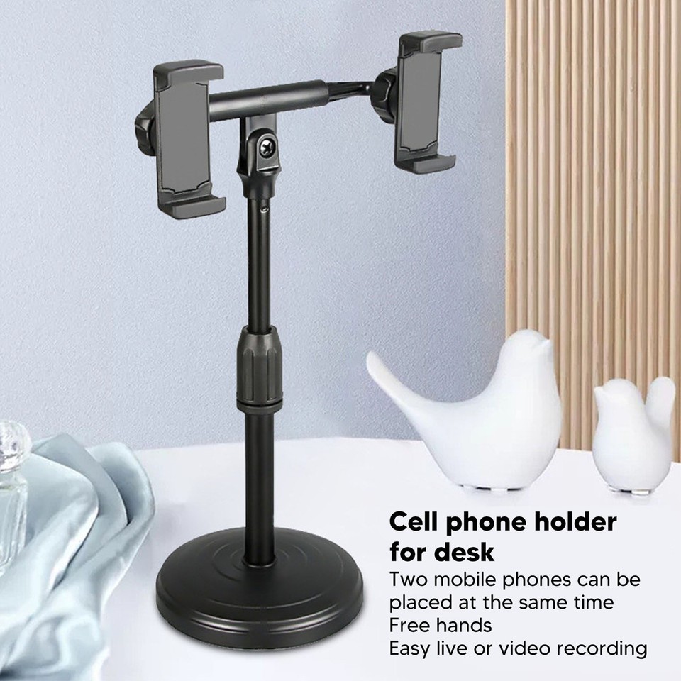 Cell Phone Stand Adjustable Height Angle Phone Holder Stand For Desk ...