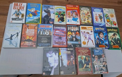 VHS Video Tape Bundle Job Lot - Random title VHS TAPES film movie ...