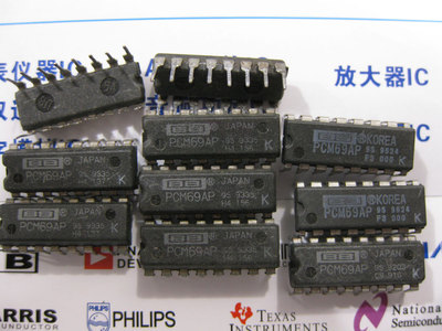 1x PCM69AP-K Advanced 1-Bit BiCMOS Dual 18-Bit DIGITAL-TO-ANALOG ...