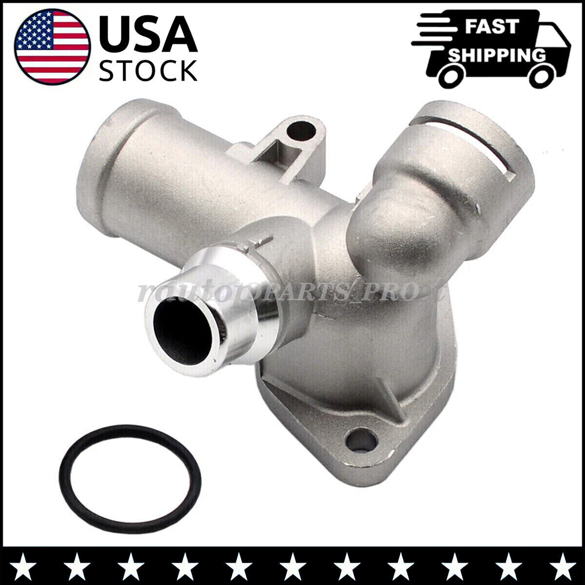 New Aluminium Coolant Water Outlet Flange fits Audi A4 Quattro 1.8L ...