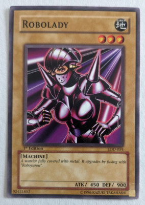 Yu-Gi-Oh! Robolady, First Edition, LOD-054, Legacy of Darkness, 1sr ...