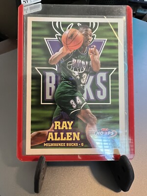 1997-98 Skybox NBA Hoops Ray Allen #87 Milwaukee Bucks Basketball Card ...