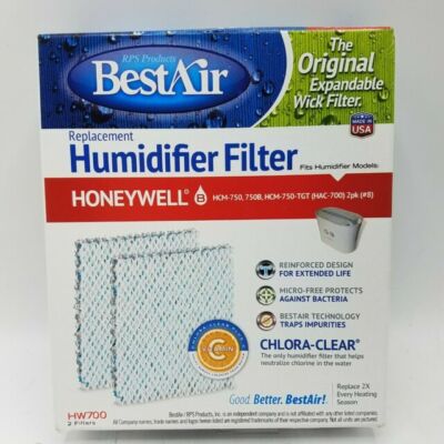 BestAir HW700 Extended Life Humidifier Replacement Paper Wick ...
