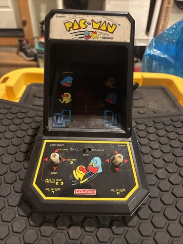 Vintage 1981 Midway Coleco Mini Arcade Pac-Man Video Game Tabletop ...