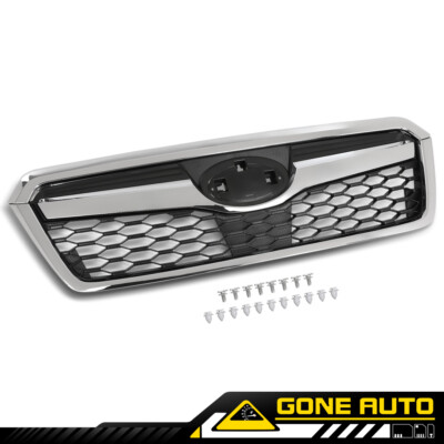 NEW Fit For 2014-2018 Subaru Forester Front Chrome Factory Style Grille ...