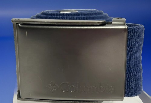 Vintage Columbia Brand Web Belt Size 44, Dark Navy Blue | eBay