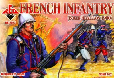 French Infantry (Boxer Rebellion 1900) (48 figures, 12 poses) 1/72 ...