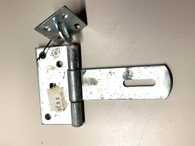 4" Gate Hasp old stock heavy duty 1/8" steel | eBay