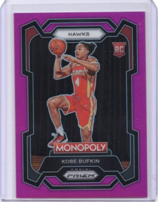 Kobe Bufkin PINK PRIZM /149 Rookie 2023-24 Panini Prizm Monopoly ...