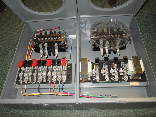 Superior 2 Position Meter Socket 20A 120/208V 3R Enclosure Used | eBay