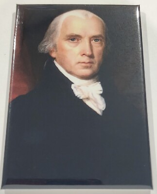 James Madison Portrait MAGNET 2" x 3" Refrigerator Locker presidents ...