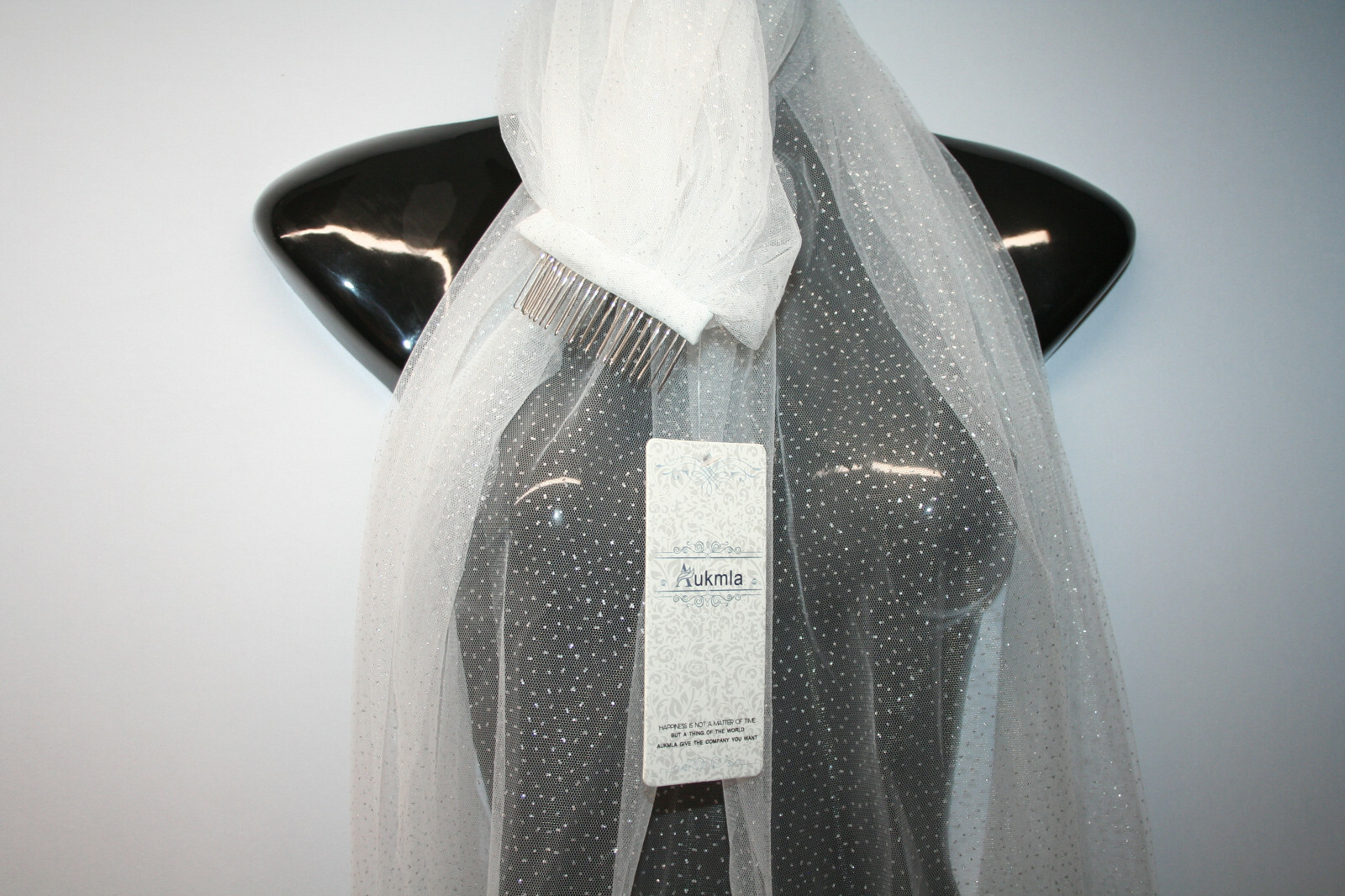 Female Body Form black plastic torso mannequin store clothing display ...