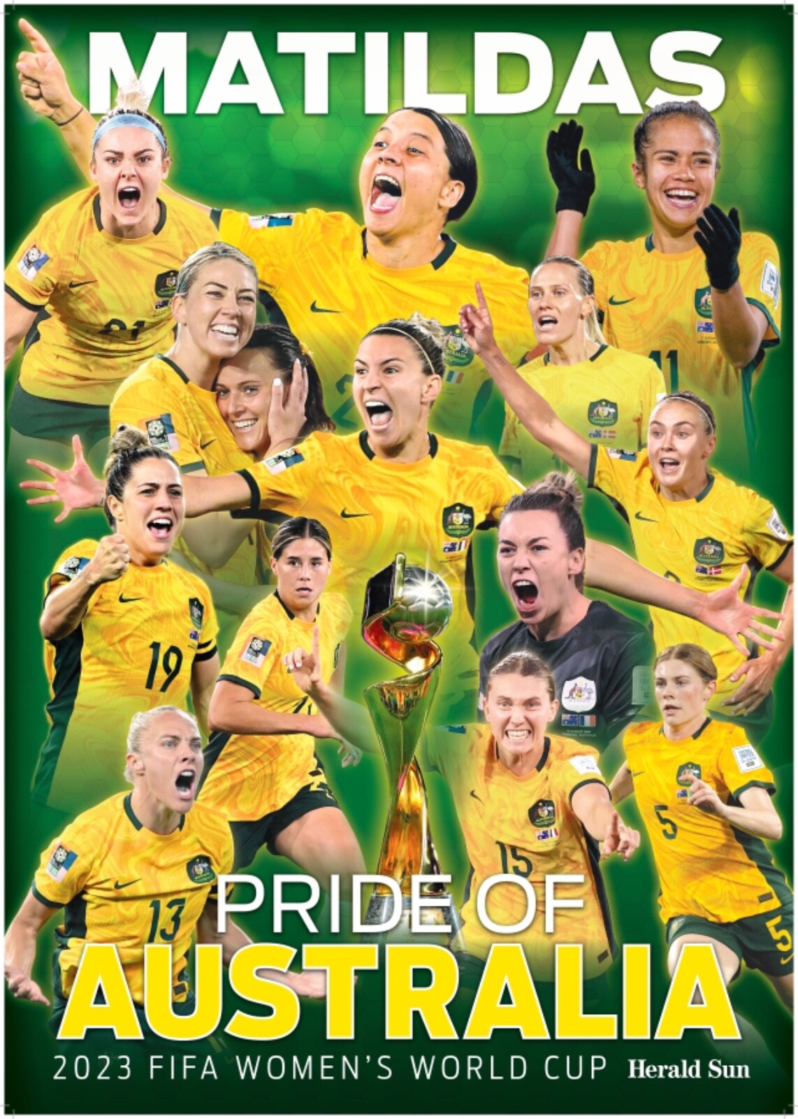 BIG 420mm MATILDAS SOCCER FOOTBALL TEAM PLAYER POSTER,BARGAIN,AUSTRALIA ...