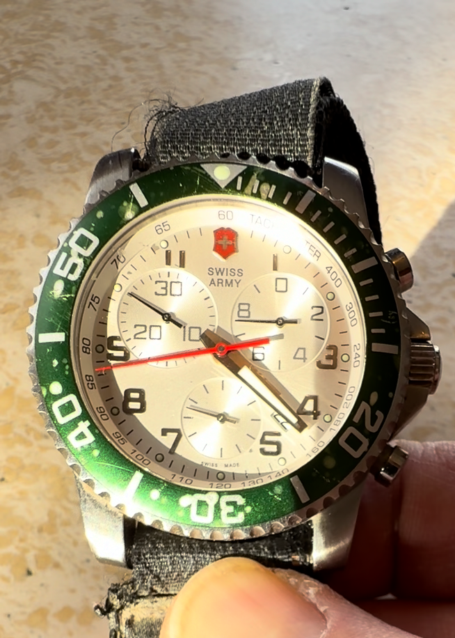 Swiss Army 241085 Maverick Chrono Green | eBay