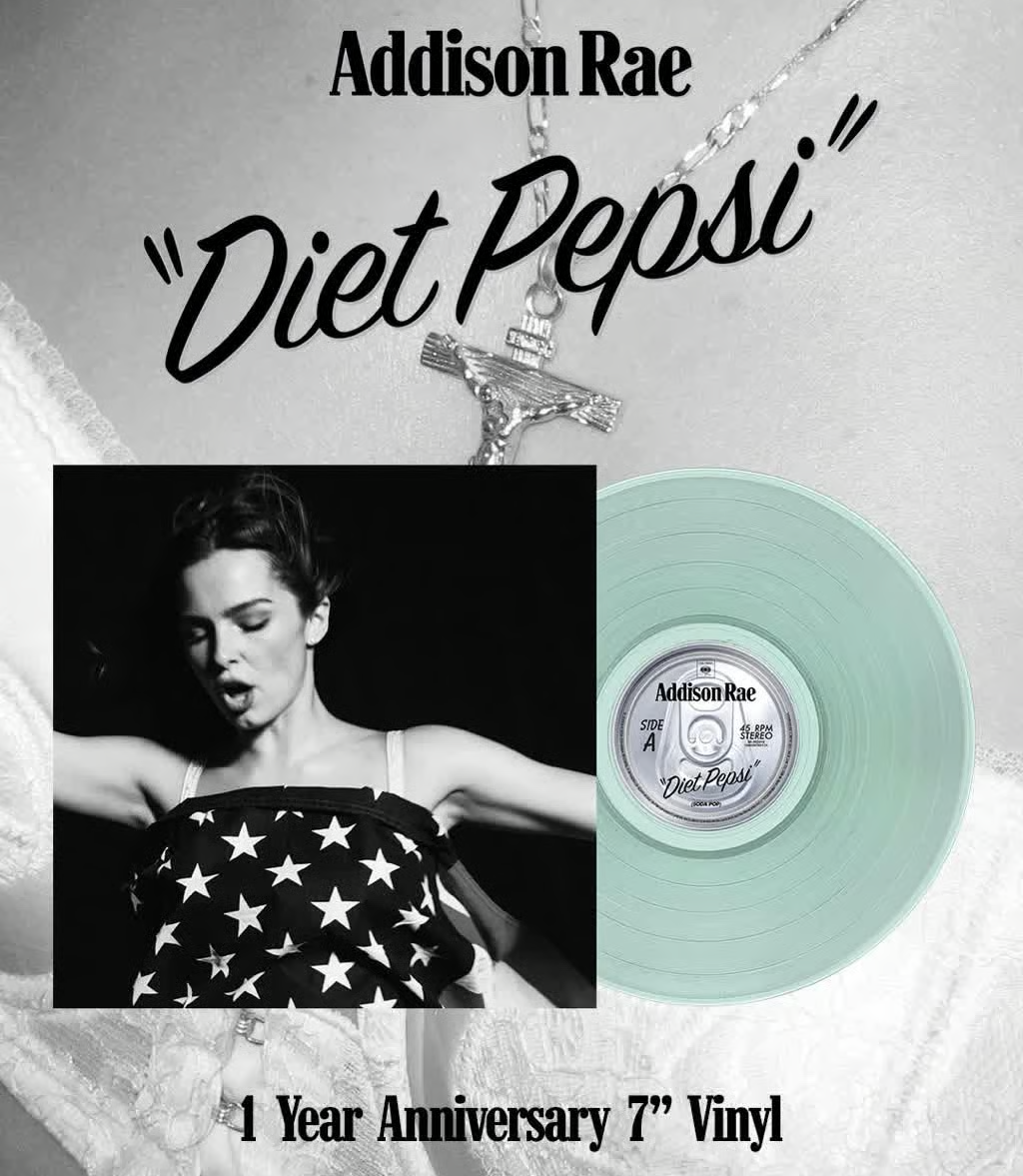 Addison Rae Diet Pepsi ONE 1 YEAR ANNIVERSARY 7 🥤 Pepsi Clear LTD /1000 ...