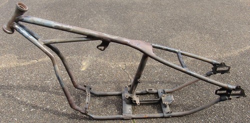 NICE DIGGER RIGID CHOPPER ORIGINAL HARLEY WISHBONE FRAME PANHEAD ...