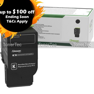 Genuine Lexmark 78C6UKE Ultra High Yield Black Toner Cartridge for ...