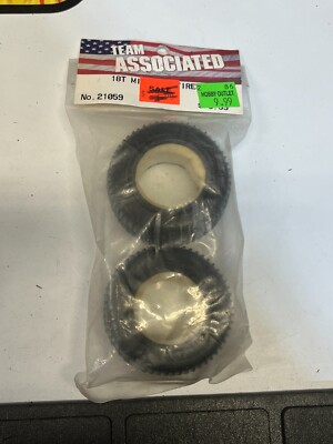 Team Associated Mini Pin Tires Rc18t 4wd Truck 1/18th Scale Rc 21059 X2 ...