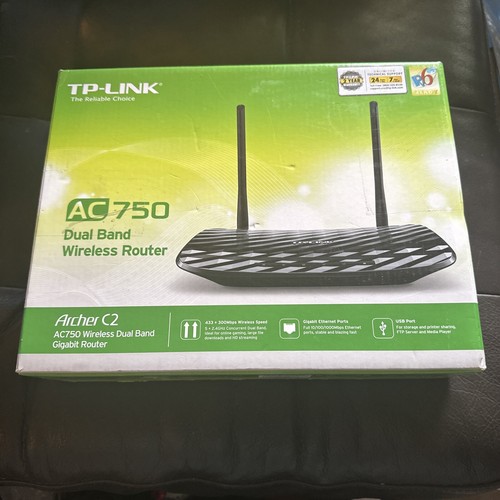 TP-LINK Wireless Dual Band Gigabit Router AC 750 Archer C2 | eBay