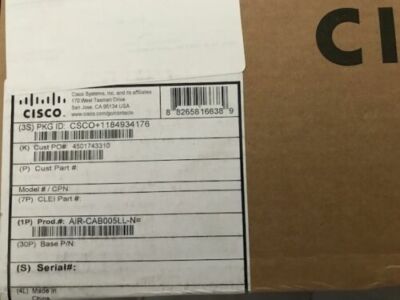 NEW Cisco AIR-CAB005LL-N Antenna Cable Extension Cable (We buy and sell ...