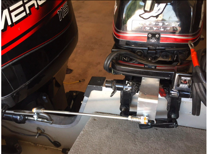 Remote Outboard Kicker Motor Steering