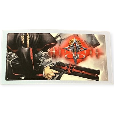 Sony PlayStation 2 PS2 Gungrave Official Japanese Memory Card Sticker ...