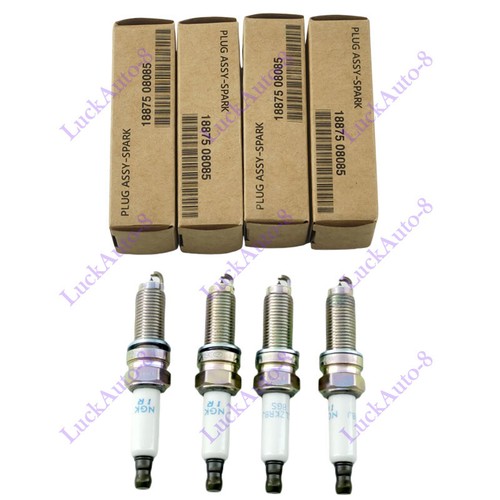 4Pcs Spark Plugs 18875-08085 For Elantra Kona Santa Fe Kia Sorento K5 1 ...