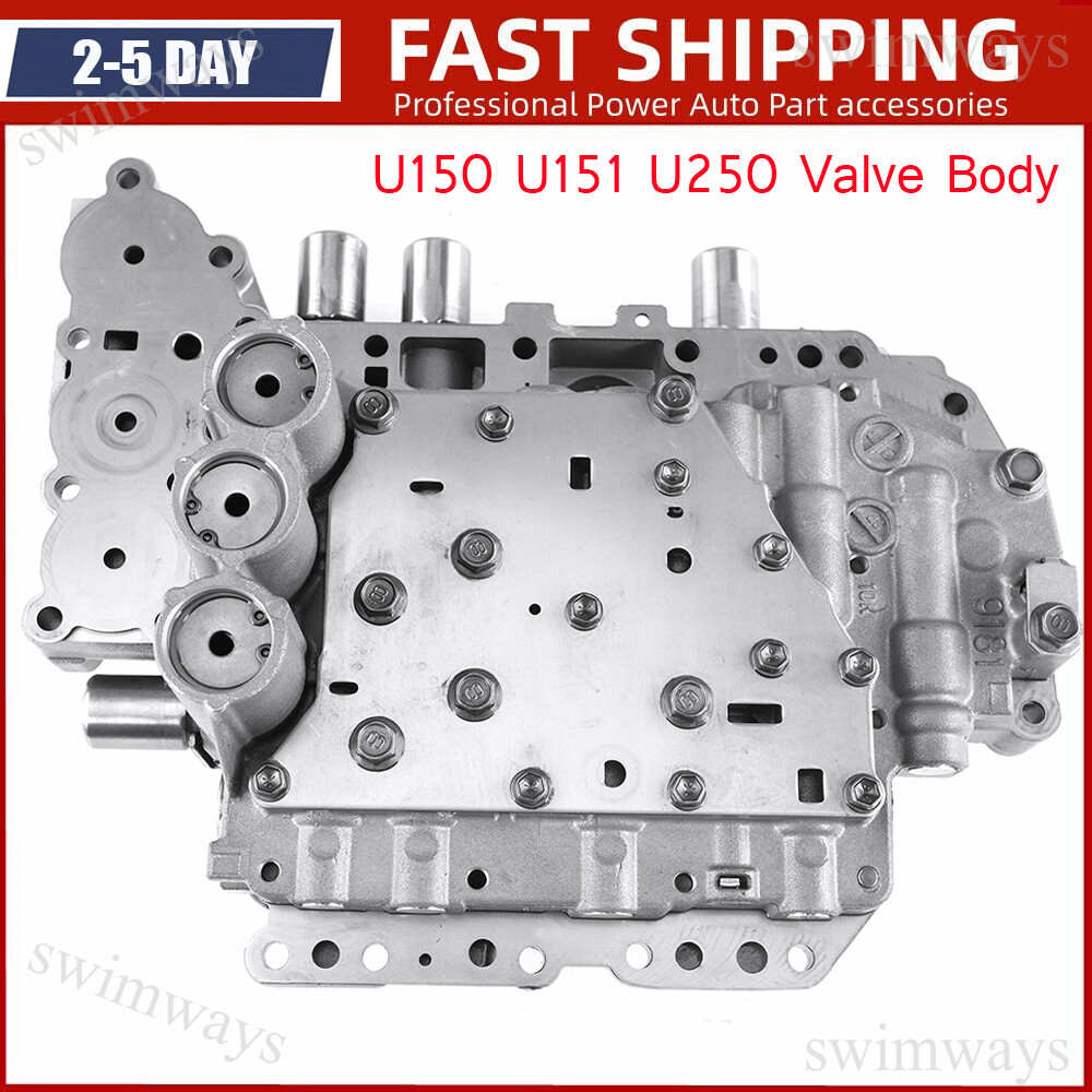 U150 U151 U250 Transmission Valve Body 7 Solenoid For Toyota Lexus 2004 ...