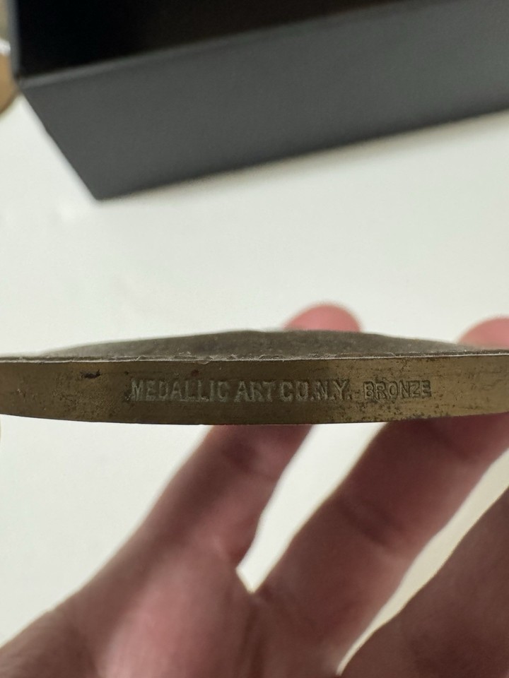 Metropolitan Life Insurance 1956 President F W Eckers Medallic Art ...