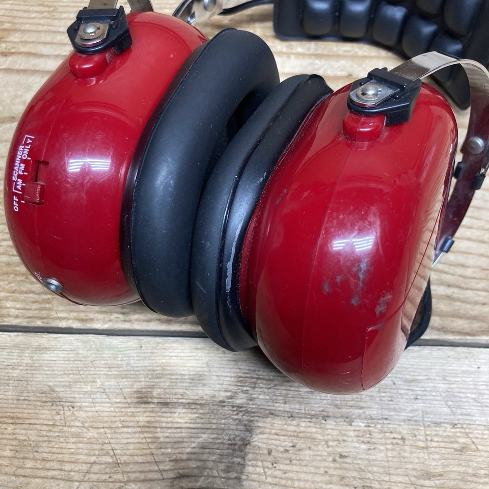 Vintage Racing Electronic Headset RE-48-AM/FM Scanner Headphones ...