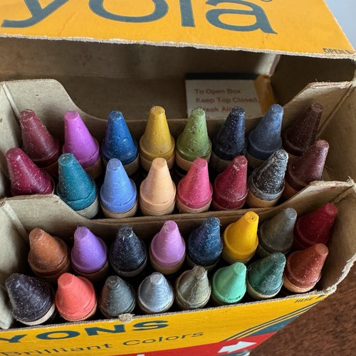 Vintage Crayola Crayons 64 Binney Smith USA Retired- Indian Red ...