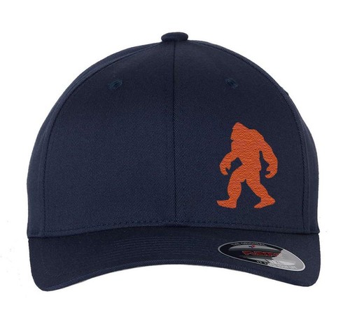 Bigfoot Sasquatch Embroidered Flexfit 6277 Athletic Baseball Fitted Hat ...