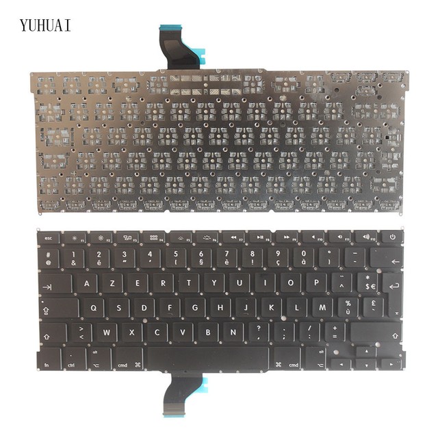 New For Apple Macbook Pro 13.3" A1502 French clavier keyboard AZERTY ...