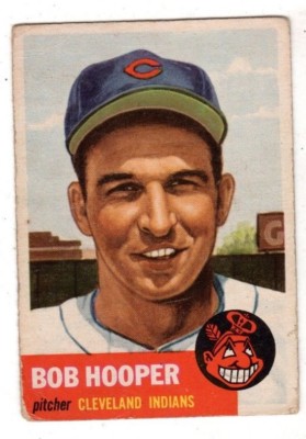 1953 Topps #84 Bob Hooper - Cleveland Indians, Very Good Condition | eBay