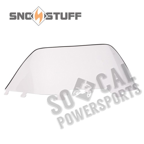 SNO Stuff Windshield - 11in Height - Clear - 450-424 | eBay
