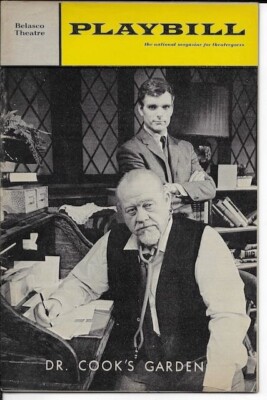 Ira Levin "Dr. Cook's Garden" Playbill 1967 Burl Ives & Keir Dullea ...