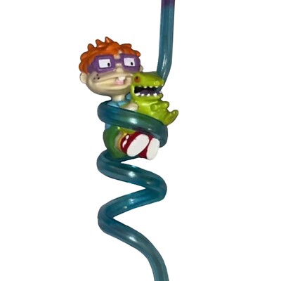 Rugrats Chucky with Raptor Swirly Straw Collectible 1997 Viacom ...