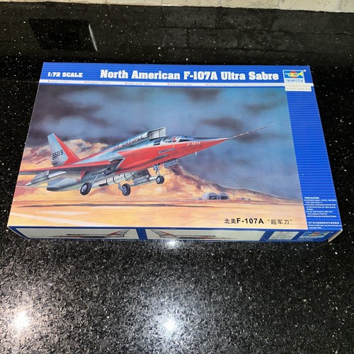 Trumpeter 1/72 F-107A Ultra SABRE North American 01605 With Extras ...