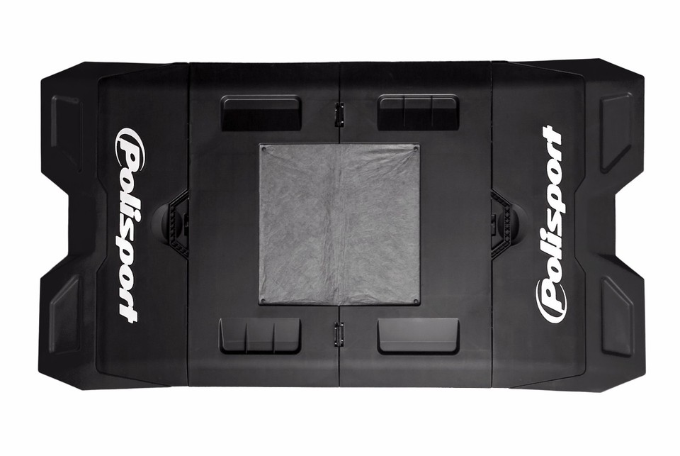 Polisport MotoPad Plastic Pit Mat MX Motocross Ground Cover Black CRF ...