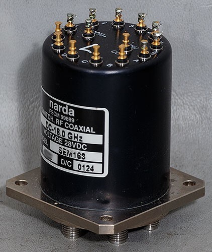 Narda-MITEQ SEM 163/SEM163 SMA DC-18 GHz 28V SP6T RF Coaxial Switch | eBay