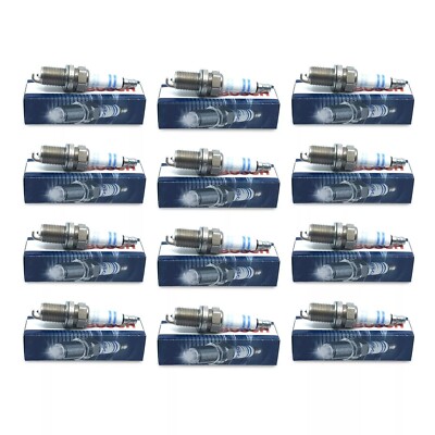 12 Genuine BOSCH Platinum Plus - Exact OEM Spark Plugs for MBZ V6 ...