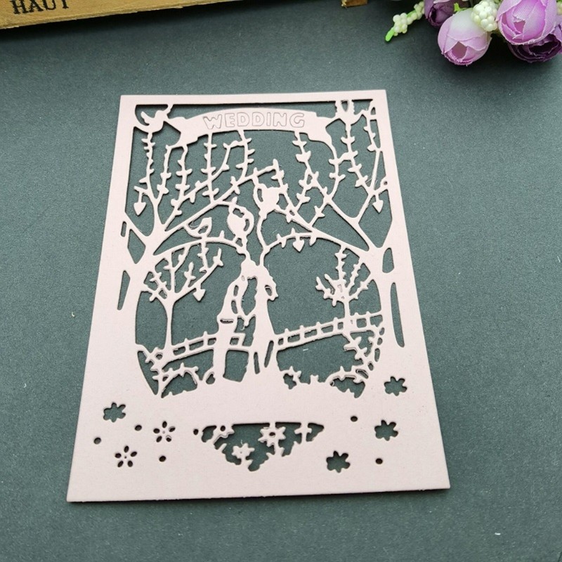 Couple Tree Metal Cutting Dies Stencil Scrapbooking DIY Album Stamp ...