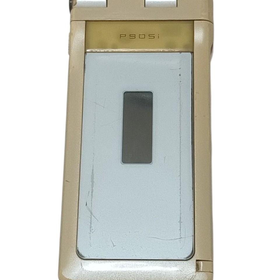 docomo P905i White FOMA Japanese Flip Phone Keitai Cell phone Used ...