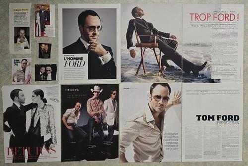 TOM FORD Lot De Presse clippings pack Collection magazines ads VOGUE ...