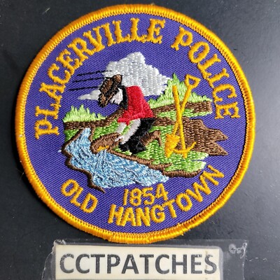 PLACERVILLE, CALIFORNIA POLICE SHOULDER PATCH CA | eBay