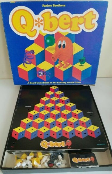 Vintage 1983 Qbert Board Game by Parker Brothers - Retro Arcade ...