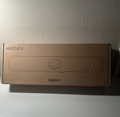 NEW Logitech MeetUp 2 Video Conferencing Camera - USB-C 3.1 4K Video ...