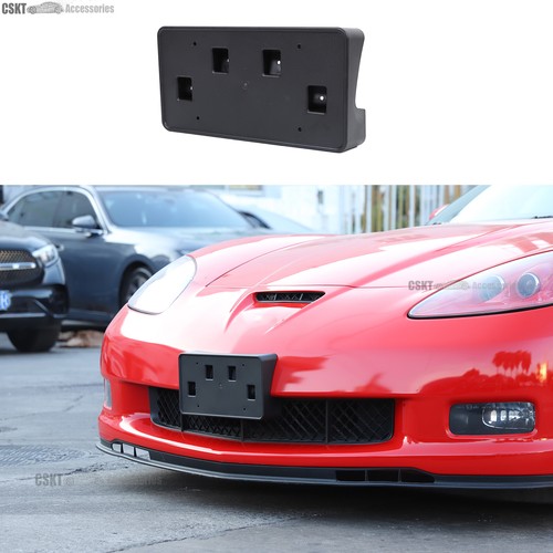 Front License Plate Holder Frame Bracket Mount Fits Corvette C6 2005 ...