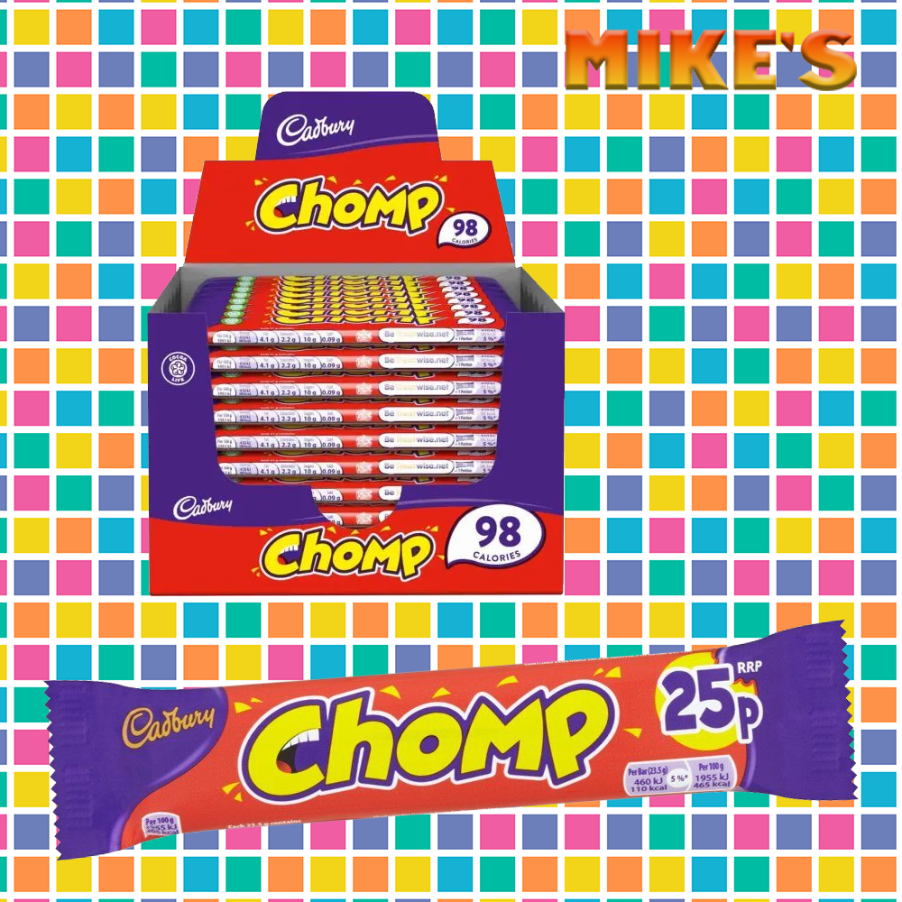 Chomp Candy Bar Cadbury Chomp 21g – LollyShop NZ