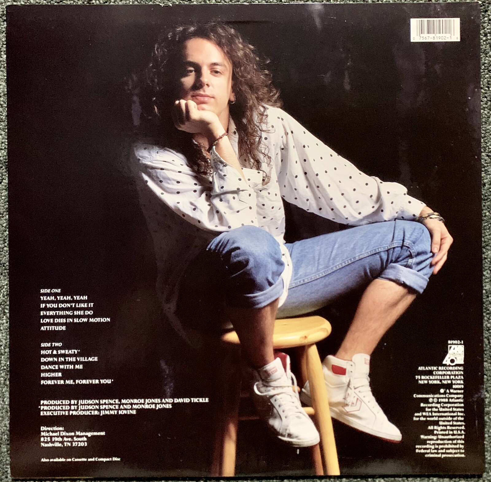 Judson Spence Self Titled Original Vinyl LP Pressing 1988 (NM) Funk ...